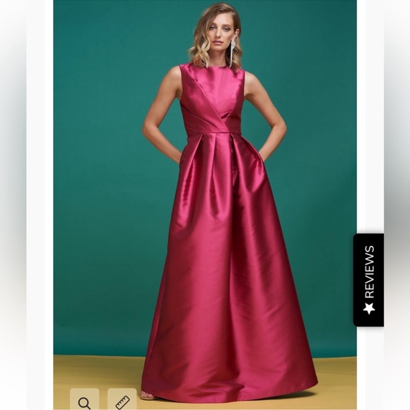 Kay Unger | Dresses | Nwt Kay Unger Josephine Magenta Ball Gown Current ...